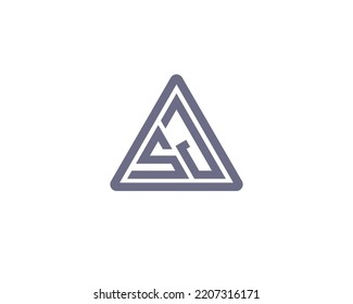 Sj Logo Design Vector Template Stock Vector (Royalty Free) 2207316171 ...