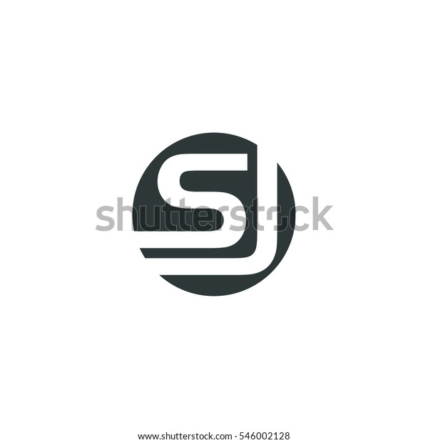 Sj S J Letter Logo Vector Stock Vector (Royalty Free) 546002128 ...