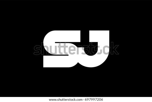 Sj S J Letter Logo Combination Stock Vector (Royalty Free) 697997206 ...
