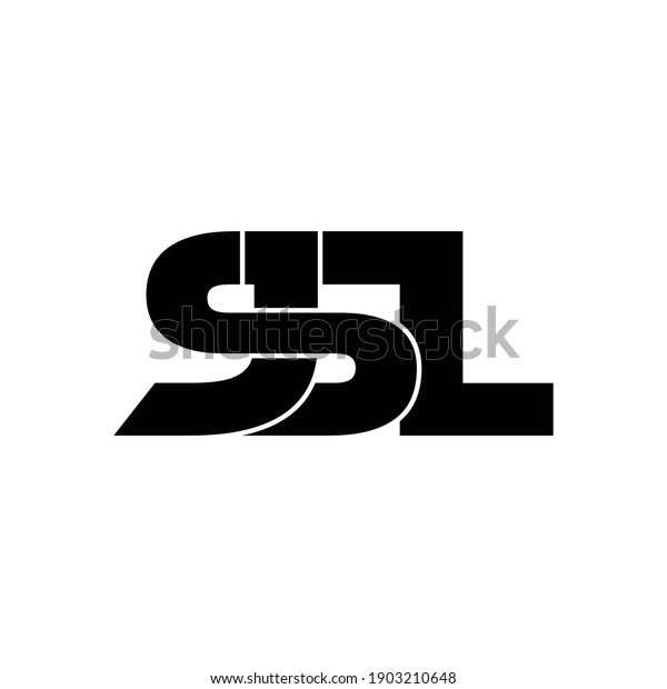 Sjl Letter Monogram Logo Design Vector Stock Vector (Royalty Free ...