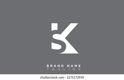 Sk Alphabet Letters Initials Monogram Logo Stock Vector (Royalty Free ...