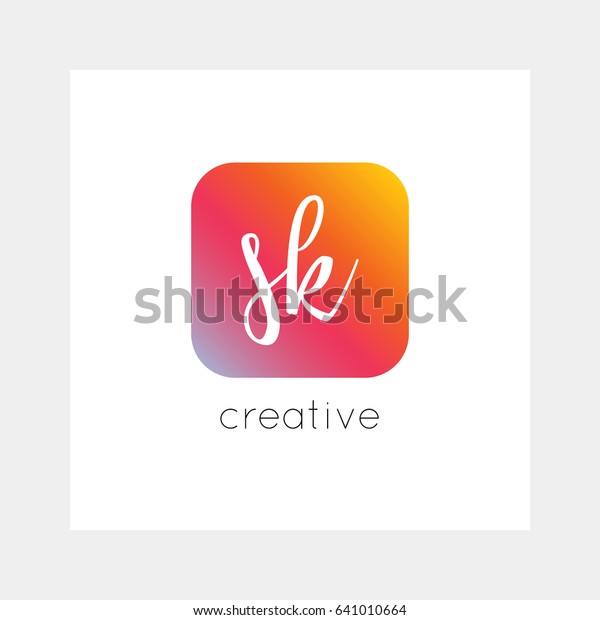 Sk Logo Vector Useful Branding App Stock Vector (Royalty Free ...