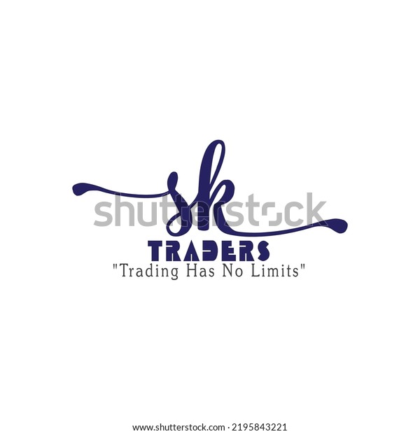 Sk Traders Logo Vectore Designe Stock Vector (Royalty Free) 2195843221 ...