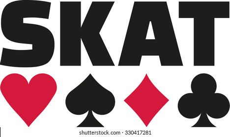 Skat Playing Cards Suits Stock Vector (Royalty Free) 330417281 ...