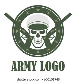 Skeleton Army Badge Logo Series Stock Vector (Royalty Free) 600101948 ...