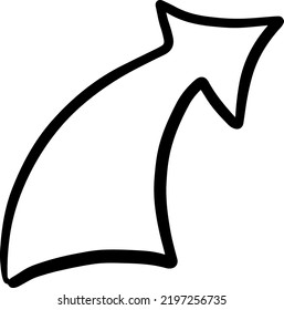 Sketch Arrow Simple Vector Illustration Stock Vector (Royalty Free ...