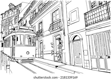 8,293 Lisbon Drawing Images, Stock Photos & Vectors | Shutterstock