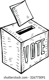 325 Ballot box sketch Stock Illustrations, Images & Vectors | Shutterstock