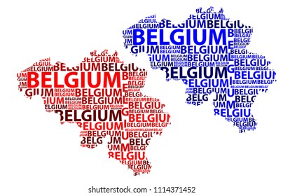 Sketch Belgium Letter Text Map Belgium 库存矢量图（免版税）1122689459 | Shutterstock