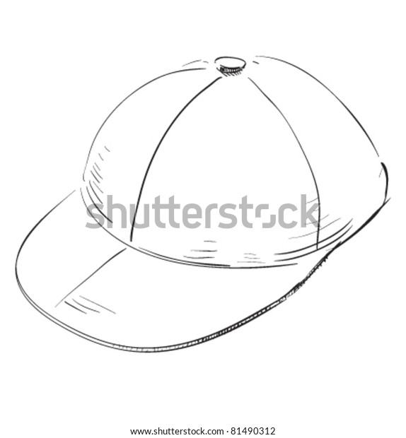 Sketch Cap Icon Stock Vector (Royalty Free) 81490312 | Shutterstock