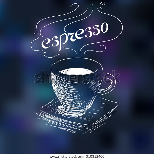 Sketch Coffee Espresso Illustration Stock Vector (Royalty Free ...