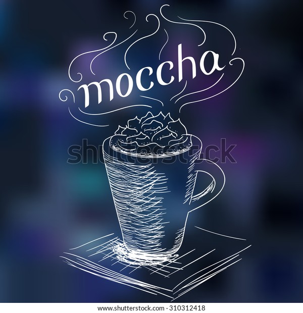 Sketch Coffee Mocha Illustration Stock Vector (Royalty Free) 310312418