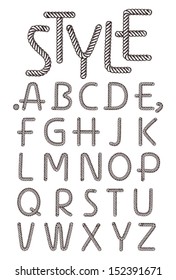 Hand Tool Font Vector Mr Font Stock Vector (Royalty Free) 1702382473 ...