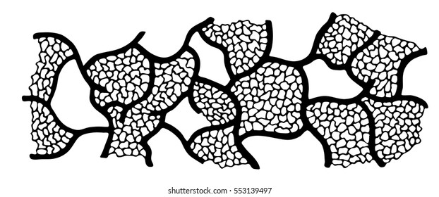 Sketch Decal Mesh Background Handdrawn Style Stock Vector (Royalty Free ...