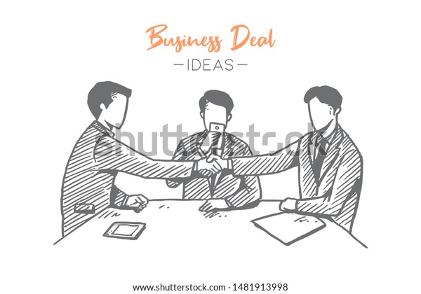 Sketch Draw Young Employee Captured Photo Stock Vector (Royalty Free ...