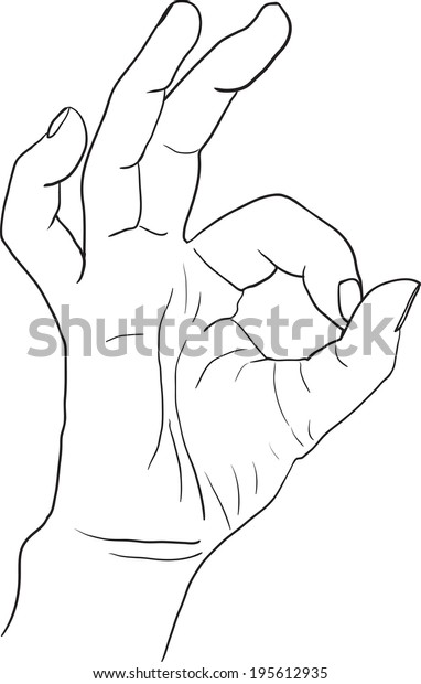 Sketch Drawing Hand Vector Illustration: Stock-Vektorgrafik (Lizenzfrei ...