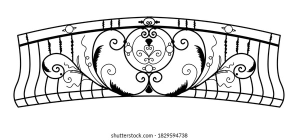 248 Curly Metal Railings Images, Stock Photos & Vectors | Shutterstock