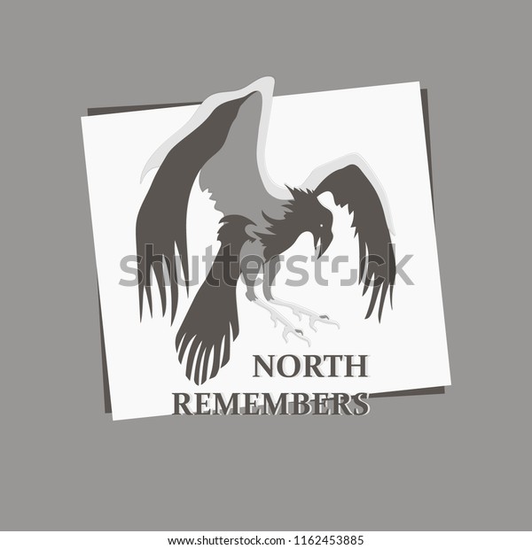 Sketch Formidable Bird On White Background Stock Vector (Royalty Free ...