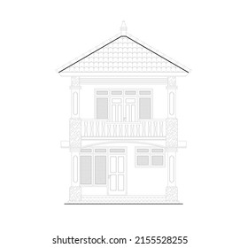 1,007 2 Story House Drawing Images, Stock Photos & Vectors | Shutterstock