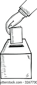 325 Ballot box sketch Stock Illustrations, Images & Vectors | Shutterstock