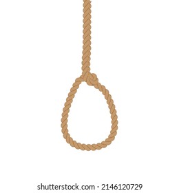 Sketch Illustration Rope Loop Concept Design Stock Vector (Royalty Free ...