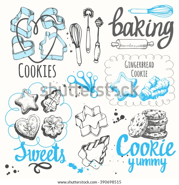 32,968 Baking Cookies Drawing Images, Stock Photos & Vectors | Shutterstock