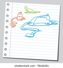 Handwriting Practice Sheet Educational Children Game Stock Vector ...