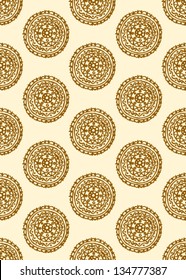 Gold Texture Circles Pattern Abstract Gold Stock Vector (Royalty Free ...