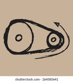 892 Bicycle chain sketch Images, Stock Photos & Vectors | Shutterstock