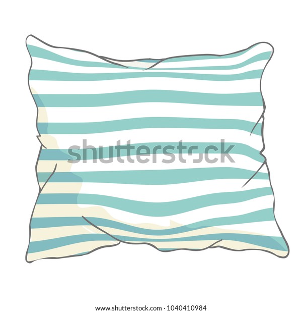 Sketch Vector Illustration Pillow Art Pillow Stock Vector (Royalty Free ...