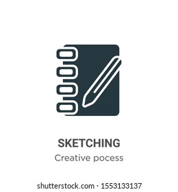 Sketching Vector Icon On White Background Stock Vector (Royalty Free ...