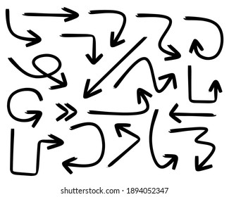 Sketchy Vector Collection Set Hand Drawn Stock Vector (Royalty Free ...