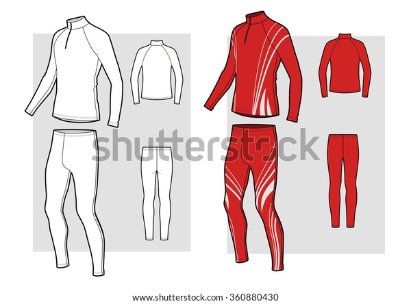 Ski Racing Suit Sketch Stock Vector (Royalty Free) 360880430