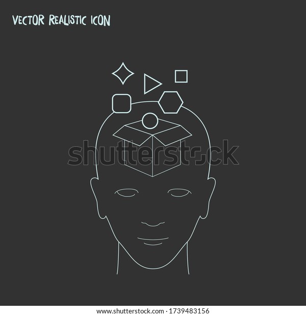 Skill Learning Icon Line Element Vector Stock Vector (Royalty Free ...