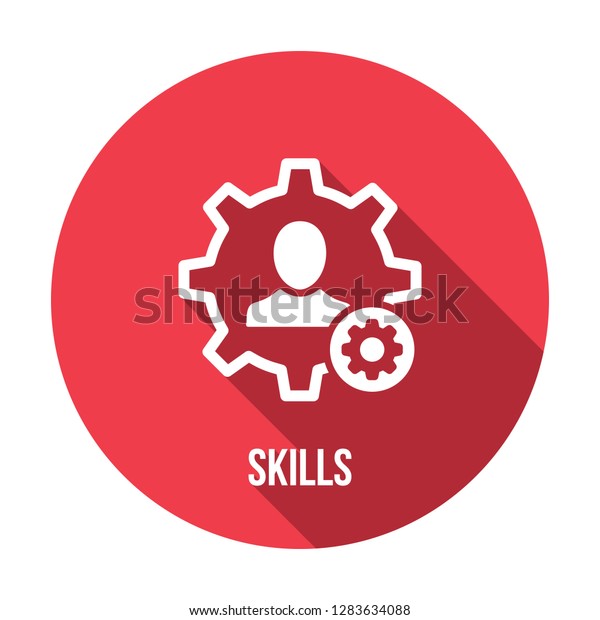 Skills Icon Settings Sign Skills Icon Stock Vector (Royalty Free ...