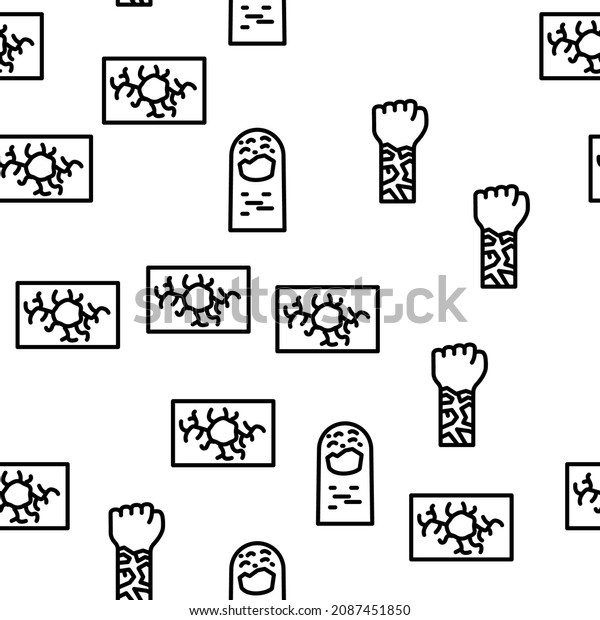 Skin Disease Human Health Problem Vector Stock Vector (Royalty Free ...