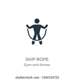 Skip Rope Icon Thin Linear Skip Stock Vector (Royalty Free) 1577044930
