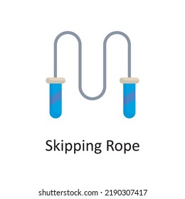 Skipping Rope Vector Outline Icon Design Stock Vector (Royalty Free ...