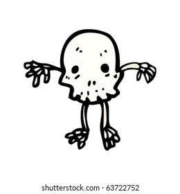 Skull Character Cartoon Stock Vector (Royalty Free) 63722752 | Shutterstock
