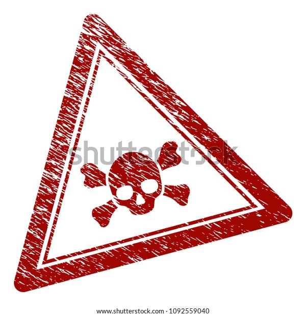 Skull Death Triangle Rubber Stamp Seal Stock Vector (Royalty Free ...