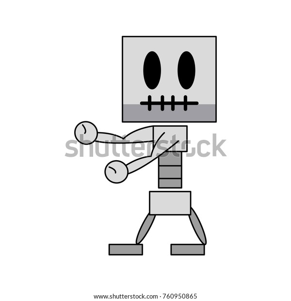 Skull Game Character Stock Vector (Royalty Free) 760950865 | Shutterstock