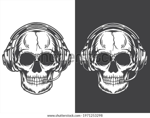 Skull Logo Icon Graphic Design Vector Stock Vector (Royalty Free ...