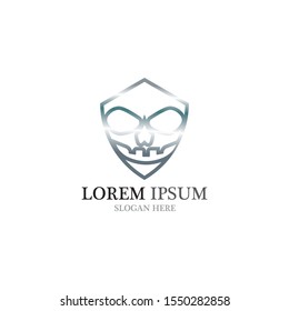 Skull Mask Logo Symbol Vector Stock Vector (Royalty Free) 1550282858 ...