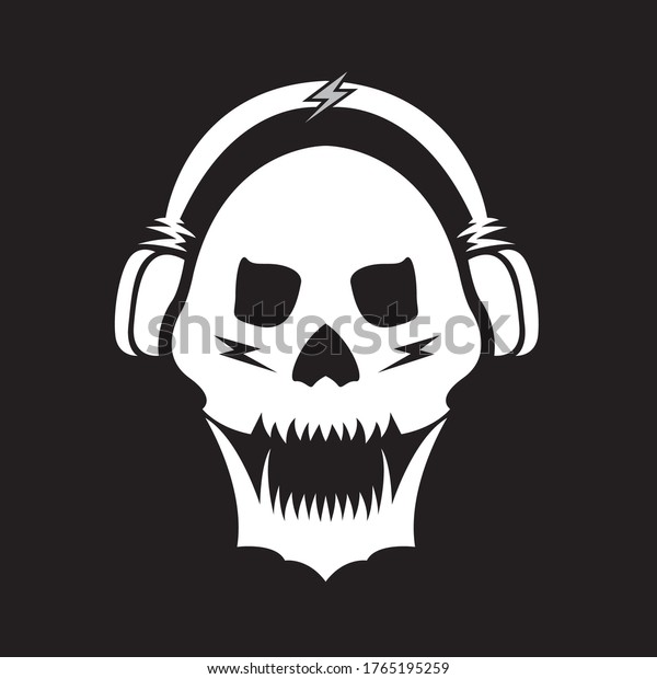 Skull Music Vector Collection Stock Vector (Royalty Free) 1765195259 ...