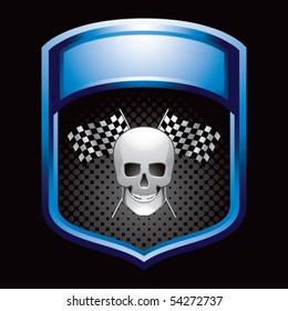 389 Checkered flag skull Images, Stock Photos & Vectors | Shutterstock
