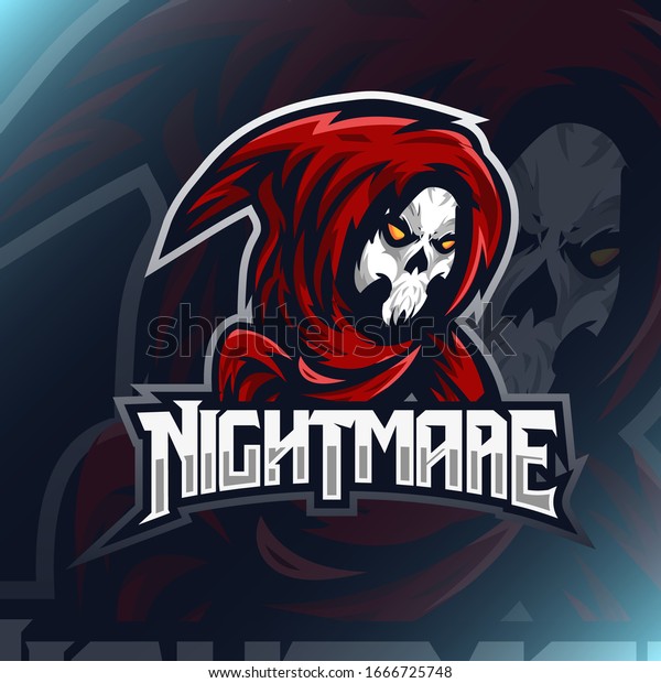 Skull Red Robe Vector Illustration Stock Vector (Royalty Free ...