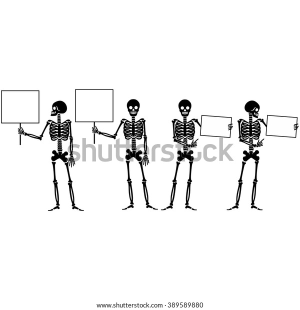 Skull Skeleton Banner: เวกเตอร์สต็อก (ปลอดค่าลิขสิทธิ์) 389589880 ...