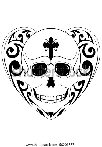 Skull Smiley Face Mix Graphic Vector Stock Vector (Royalty Free) 502015771