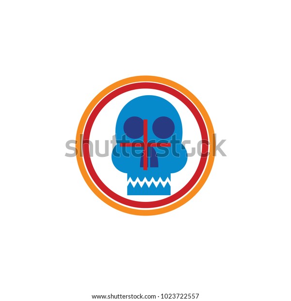 Skull Target Logo Icon Design Stock Vector (Royalty Free) 1023722557 ...