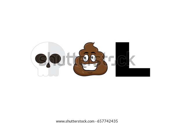 Skullpoopl Illustration Stock Vector (Royalty Free) 657742435 ...